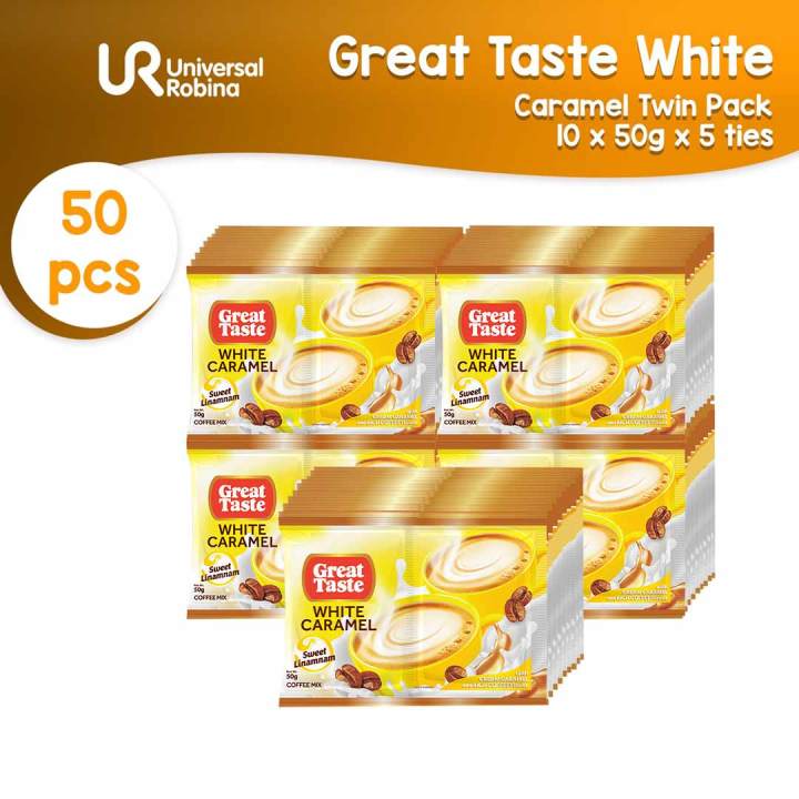 5 x Great Taste White Caramel Twin Pack (50g x 10) | Lazada PH