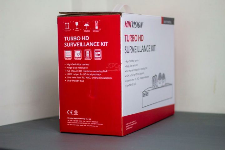 Hikvision Kit 4 Cameras TVI4CH2D2B-2MP ECO 4CH HDTVI Assemble Package ...