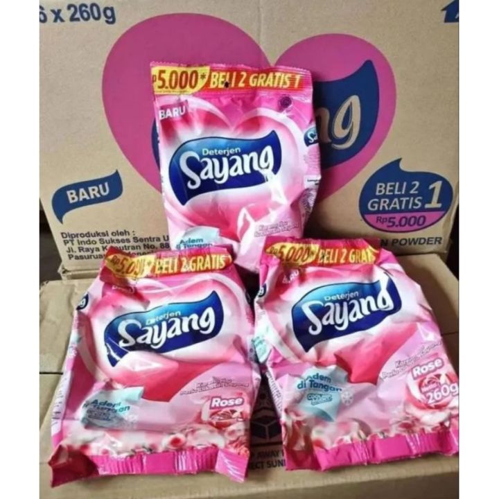 ( ECER ) DETERGENT SAYANG 5000 / 260GR | Lazada Indonesia
