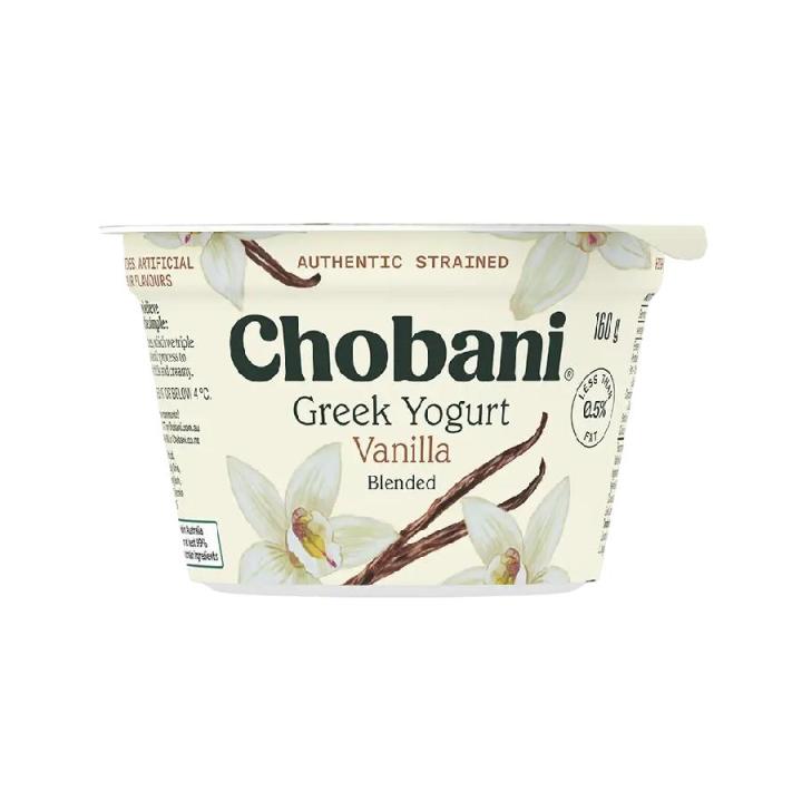 Chobani Core Vanilla Greek Yogurt (160g) | Lazada PH