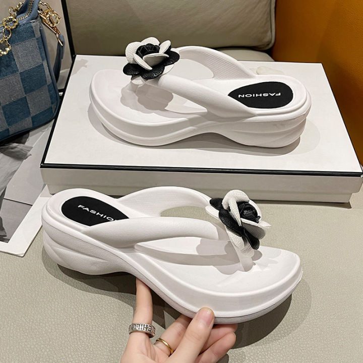 FCGV Camilla flip-flop Women 2022 new fashion wedge clip-on croc slip ...