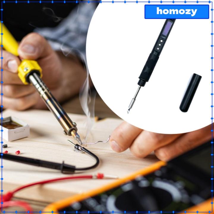 Homozy Portable Soldering Iron Soldering Pen Fast Heating Handheld 65W ...