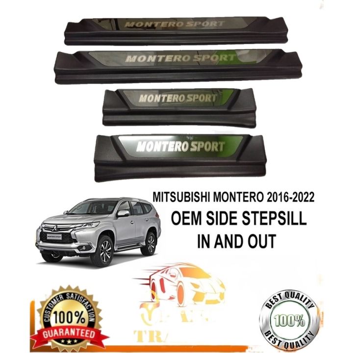 Mitsubishi Montero 2016 to 2023 OEM Side stepsill / Step sill In and ...