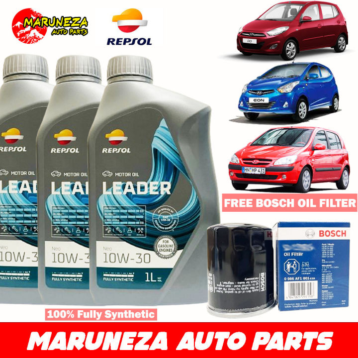 Repsol Neo 10W30 100% Fully Synthetic 3 Liters for Hyundai Eon, Getz ...