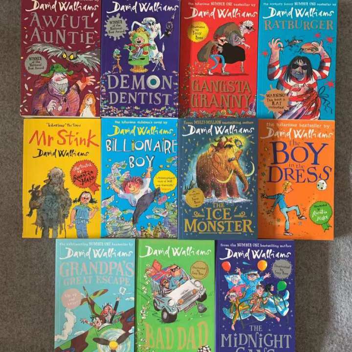 English David Williams 11 volumes of David's juvenile humorous ...