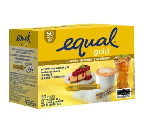 Equal Gold 0 Calorie Sweetener อิควล โกลด์ สารให้ความหวานแทนน้ำตาล 0.8g ...