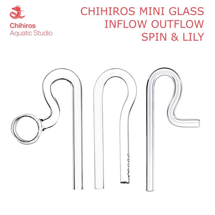 CHIHIROS MINI INFLOW SPIN LILY OUTFLOW GLASS AQUARIUM ACCESSORIES | Lazada