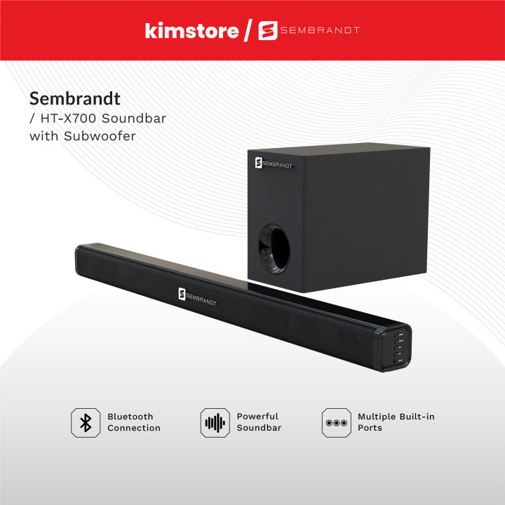 Sembrandt Ht-X700 Soundbar With Subwoofer | Lazada PH