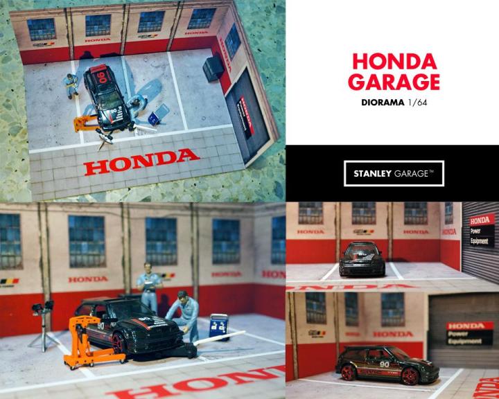 1/64 Honda Garage Diorama | Lazada