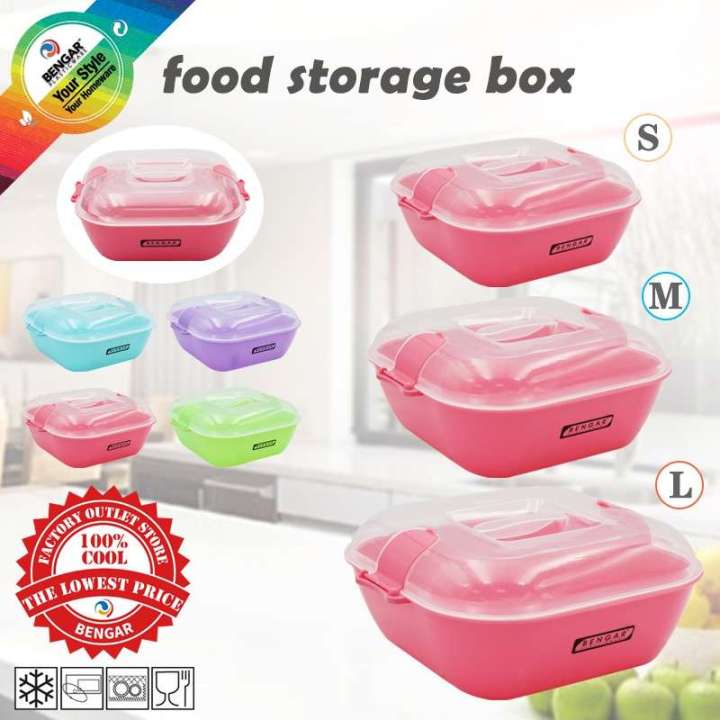 JO Plastic Food Storage Box Food Keeper Plastic Food Container | Lazada PH