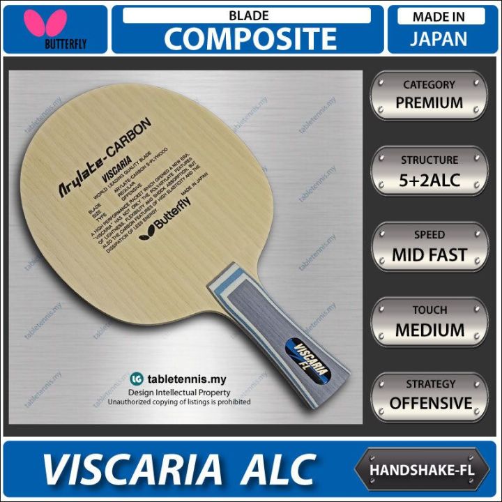 Butterfly Viscaria ALC Composite Table Tennis Carbon Blade Bat Paddle ...