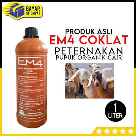 Pupuk Organik EM4 Perikanan Tambak 1 Liter EM 4 Cair PINK Fermentasi ...