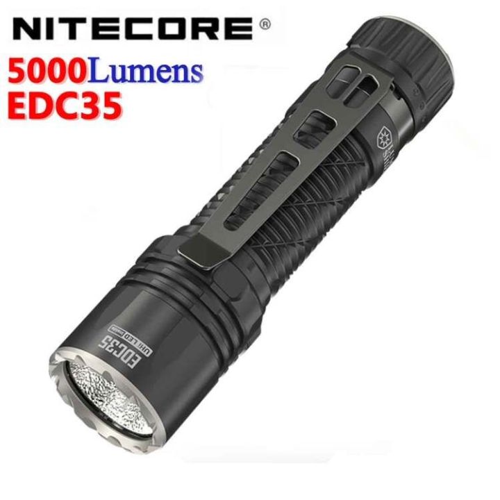 NITECORE EDC35 5000 lumens USB-C direct charging EDC flashlight. | Lazada Singapore