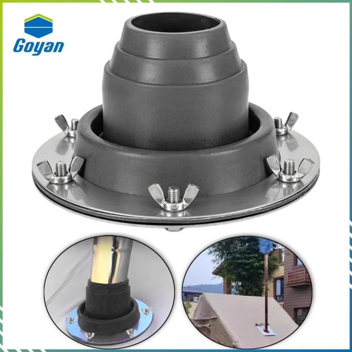 Goyan Tent Stove Socket Fireproof Protective Rings Wood Stove Steel ...