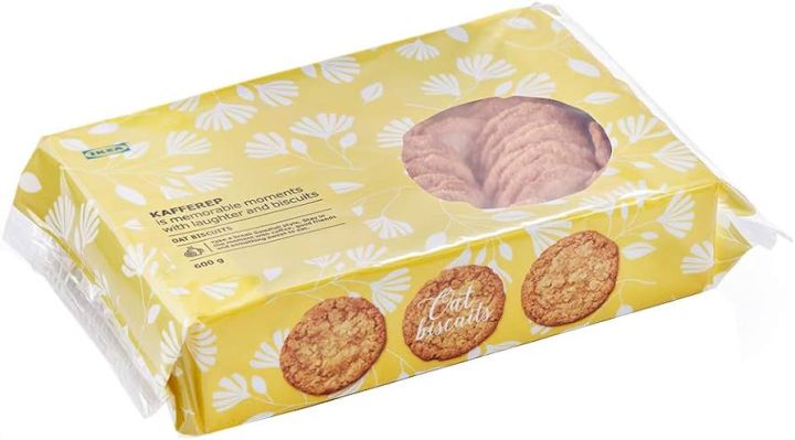 Ikea KAFFEREP Oat Biscuits 600g x1 - Swedish Cookies Food | Lazada