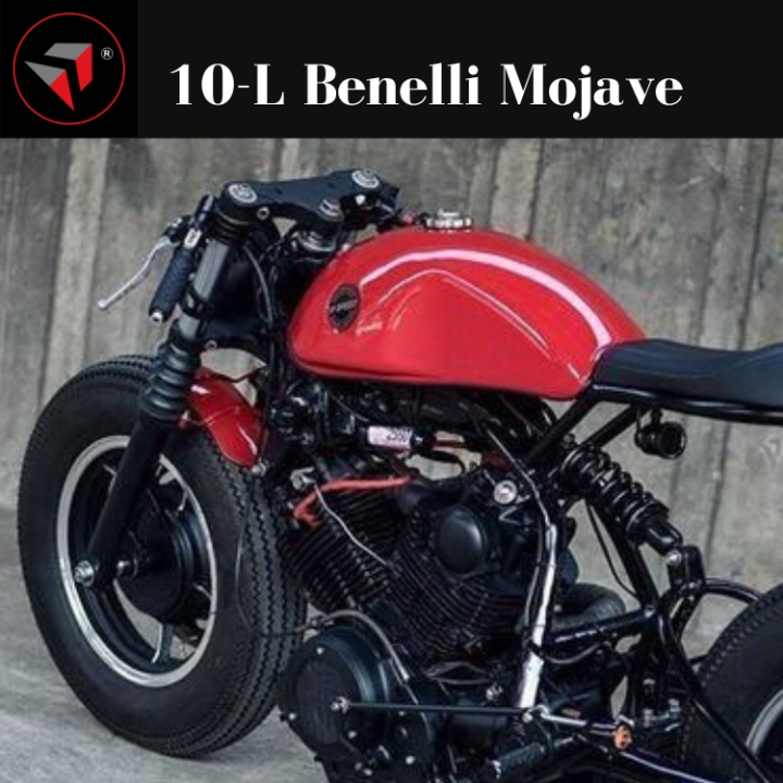 BENELLI MOJAVE GAS TANK - 10 LITERS CUSTOM UNIVERSAL FOR CAFE RACERS ...