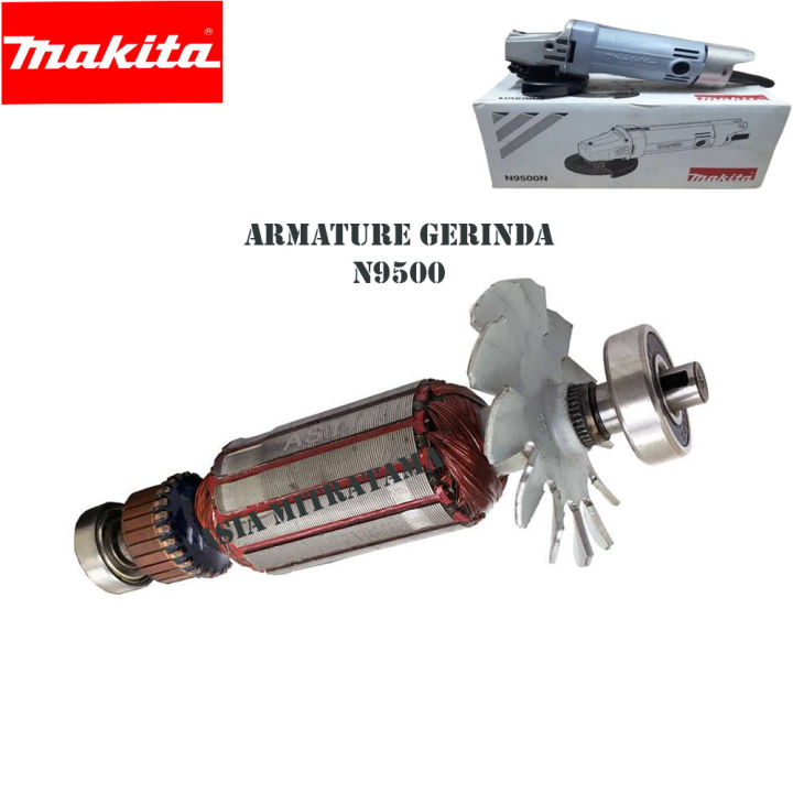 Armature Mesin grinda makita N9500 Original Angker Gerinda Makita N ...