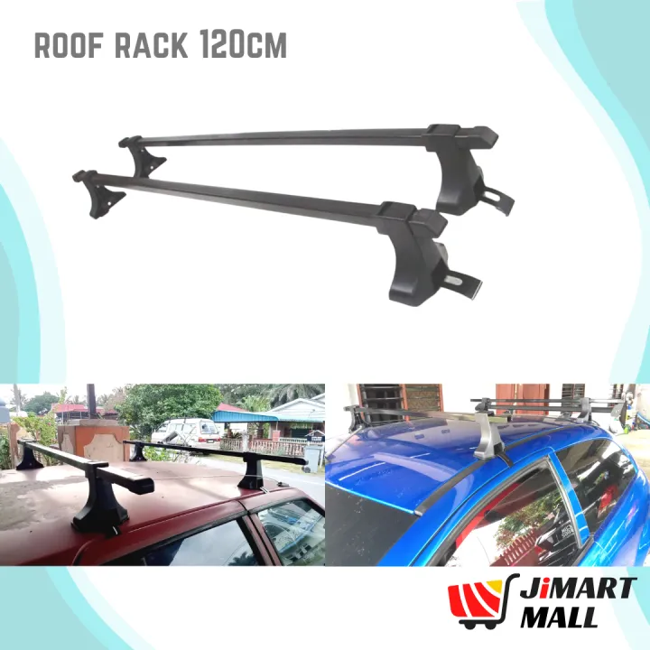 120CM CAR UNIVERSAL ROOF RACK Carrier Cross Bar Lock Rak Bumbung Kereta ...