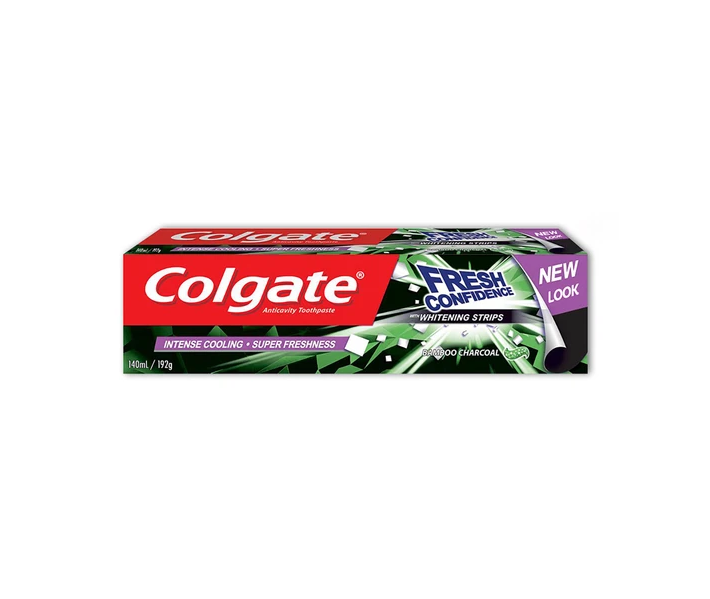 Colgate Fresh Confidence Bamboo Charcoal Whitening Toothpaste for Fresh ...