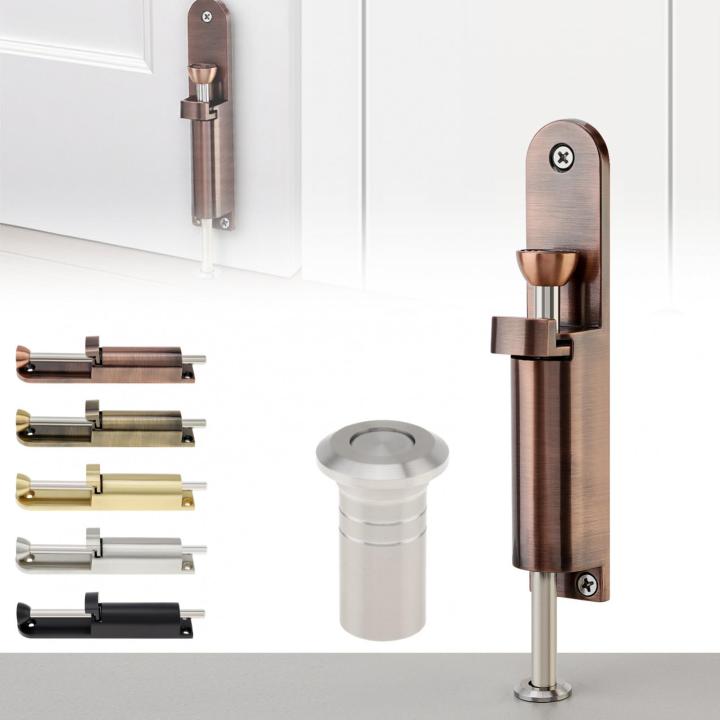 Heavy Duty Barrel Bolt Latch Zinc Alloy Spring Loaded Sliding Door Lock ...