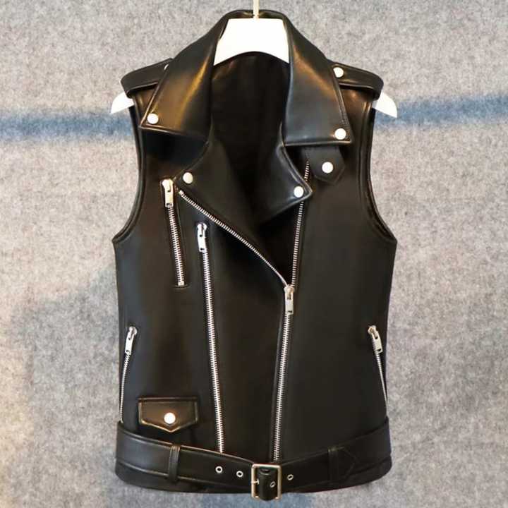 ROMPI VEST KULIT PRIA ROCK N ROLL ( BISA BAYAR COD ) | Lazada Indonesia