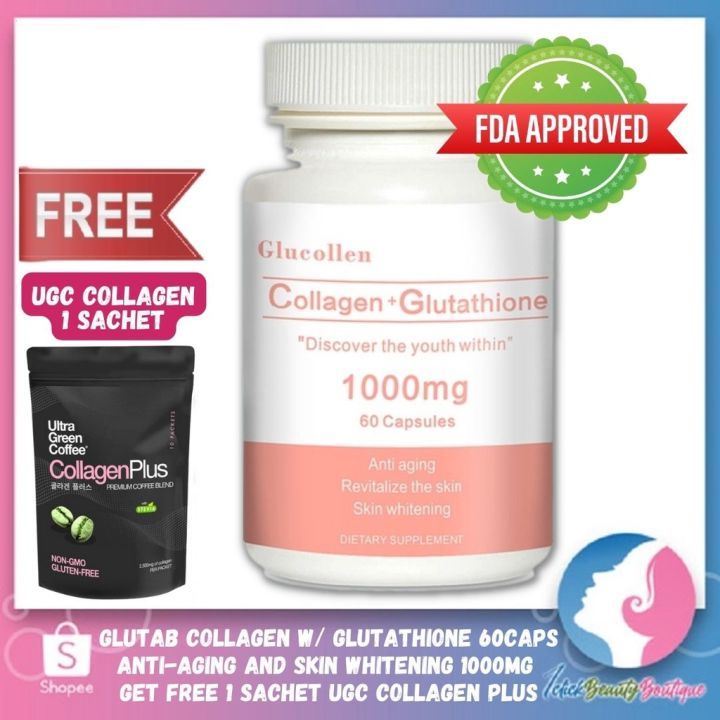 Glutab Collagen with Glutathione for Anti-Aging and Skin Whitening ...