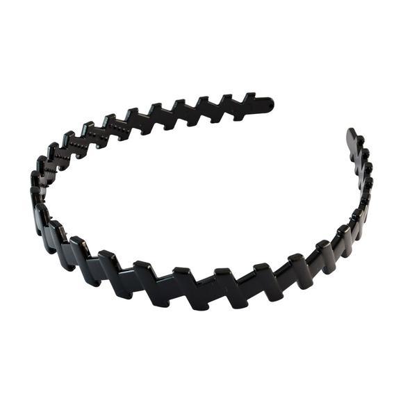 Hairstory Basic Black Zig Zag Chain Headband Lazada Ph