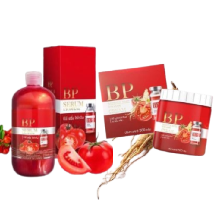 BP Serum Cream Lycopene Vitamin Dose Tomato Set Puteh Gebo Mulus ...