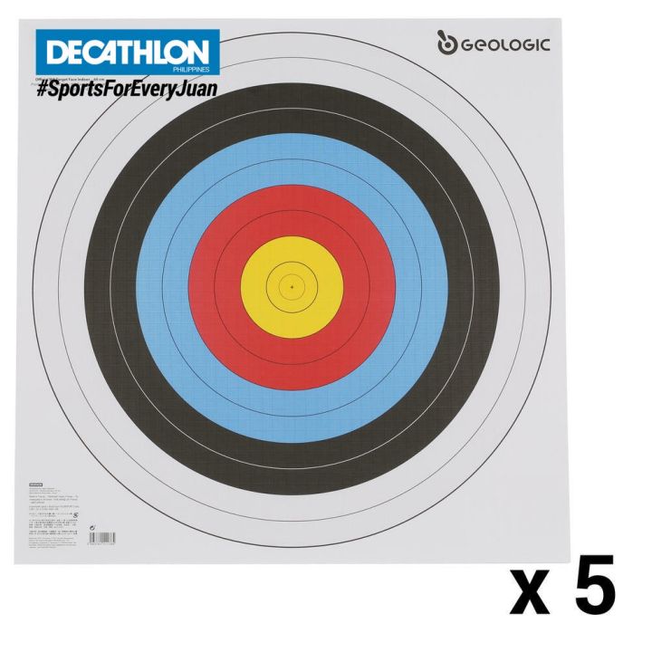 Decathlon Geologic 5 Archery Target Faces 60x60 ； | Lazada PH