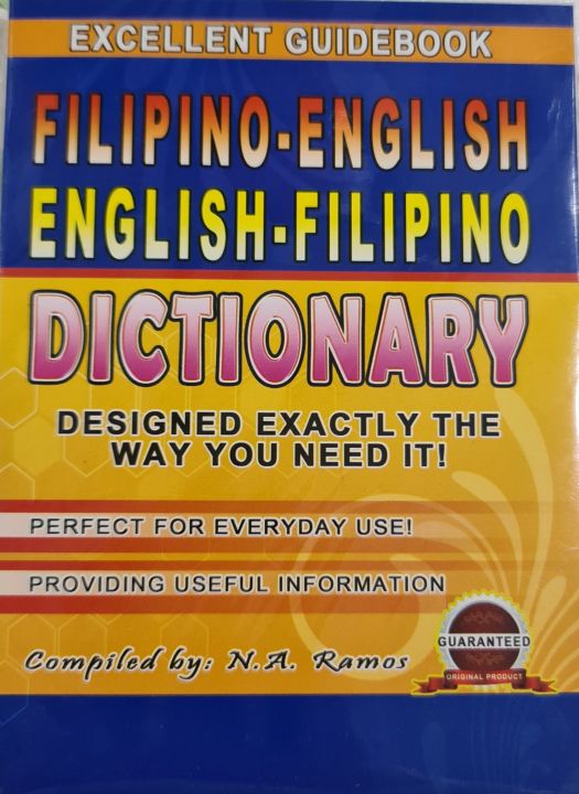 Filipino - English English - Filipino Dictionary | Lazada PH
