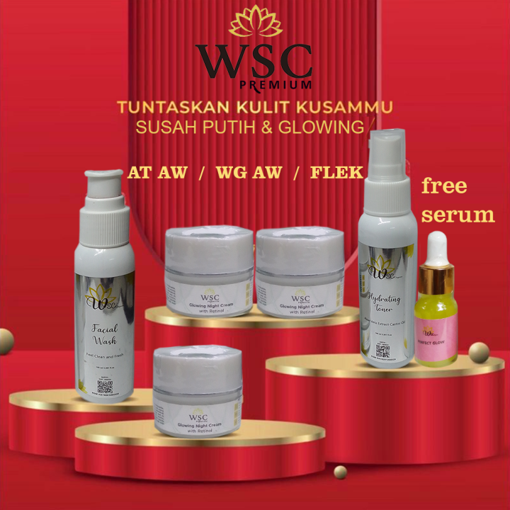wsc organic paket skincare wsc organik untuk untuk kulit jadi putih dan ...
