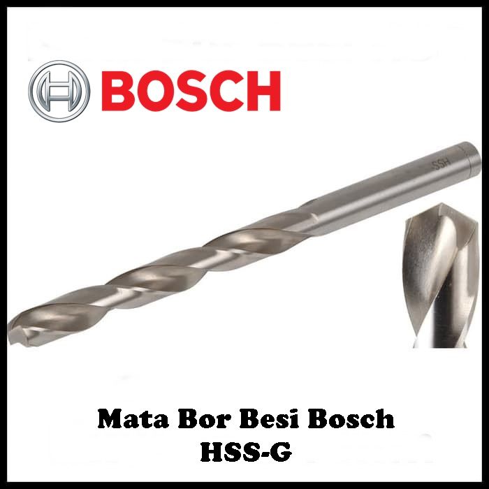 Mata Bor Besi BOSCH 13 MM (Per Batang) HSS-G | Lazada Indonesia