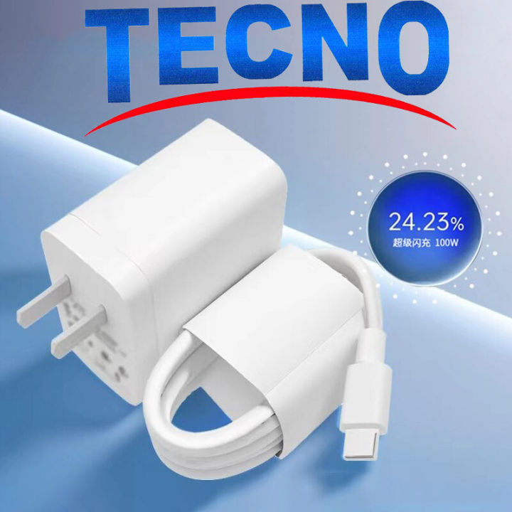 Tecno Charger Original Fast Charger 18W Micro USB/Type-C Cable Adapter ...