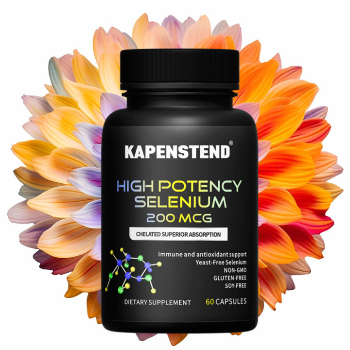 High Potency Selenium Supplement - For Immune System, Blood Sugar ...