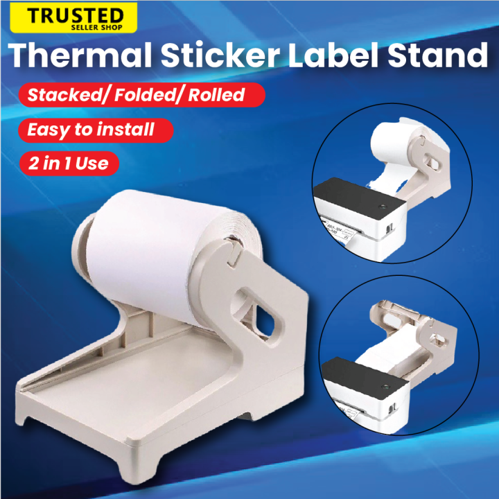 Thermal Printer Bracket Stand 2 in 1 Holder Thermal Sticker Waybill ...