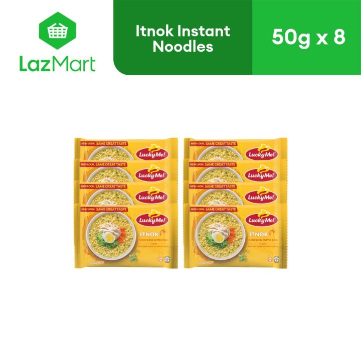 Lucky Me! Instant Noodle Soup Itnok 50g - Pack of 8 | Lazada PH
