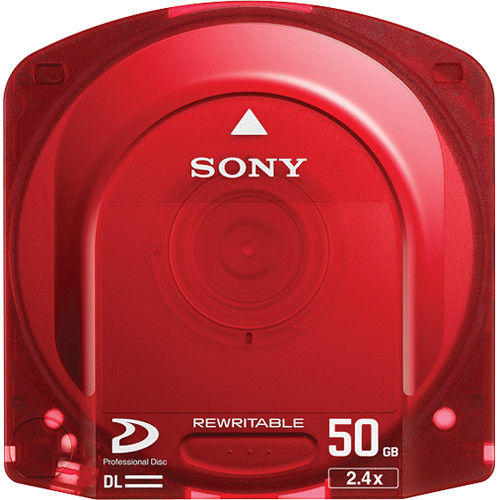 Sony XDCAM DISC PFD50DLAX Dual Layer 50GB Rewritable Optical Disc for ...