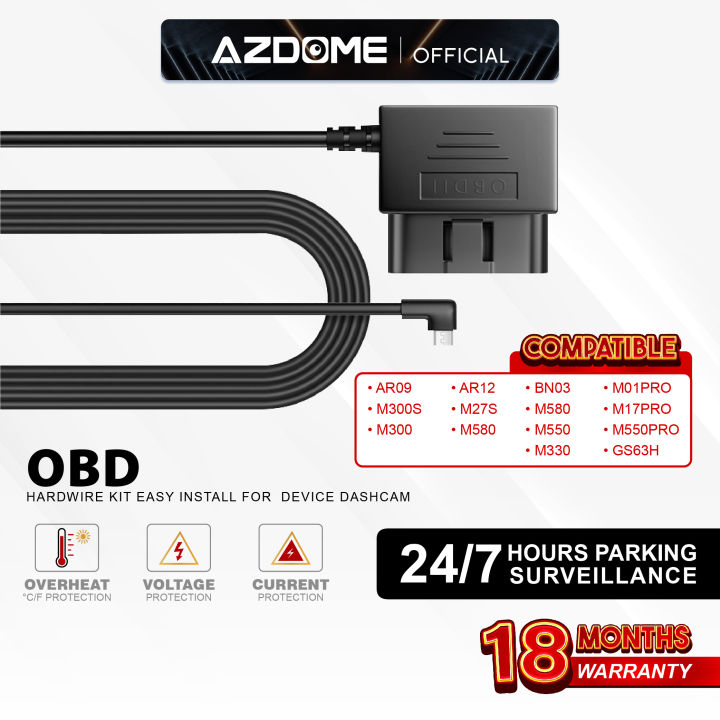 AZDOME OBD Hardwire Kit | Lazada