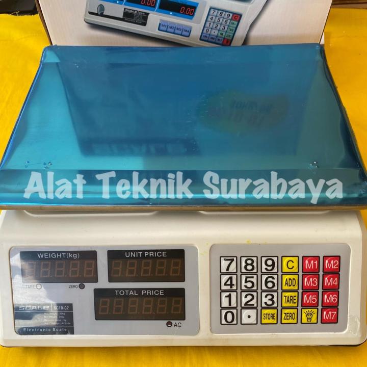 TIMBANGAN DIGITAL SCALE 30 KG / 5 G / SC10-02 / ELECTRONIC SCALE 2 ROW ...