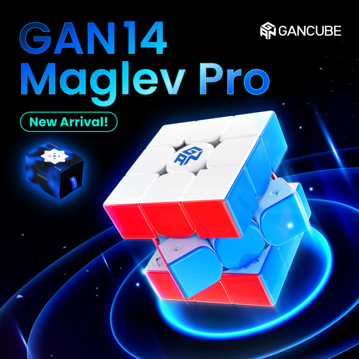 【New Arrival】GAN14 Maglev Pro 3x3 Magnetic Speed Cube UV Coated Magic ...