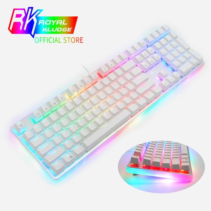 ROYAL KLUDGE RK918 Wired Mechanical Keyboard, RGB Backlit Gaming ...