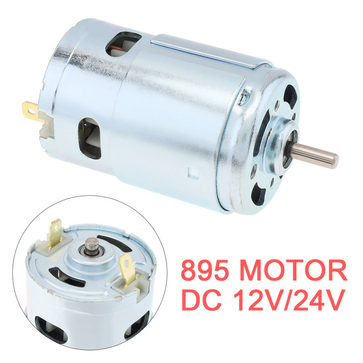12-24V 895 DC Motor 3000-6000RPM High Speed Large Torque Gear Motor ...