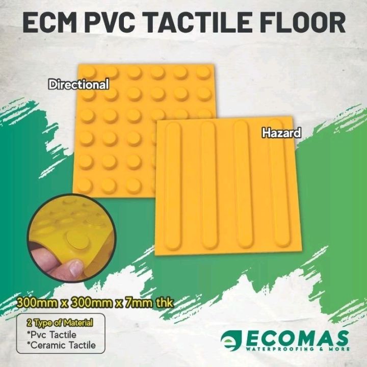 (GOOD QUALITY) PVC TACTILE FLOOR FOR BLIND & SPECIAL NEEDS PEDESTRIAN ...