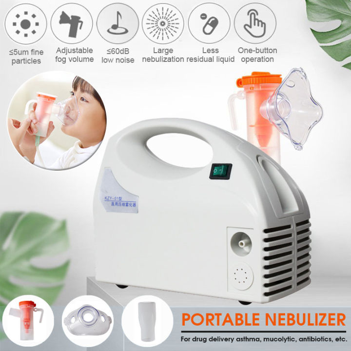 Home Medical Inhaler 220V Nebulizer Air Compressor Atomization Inhaler ...