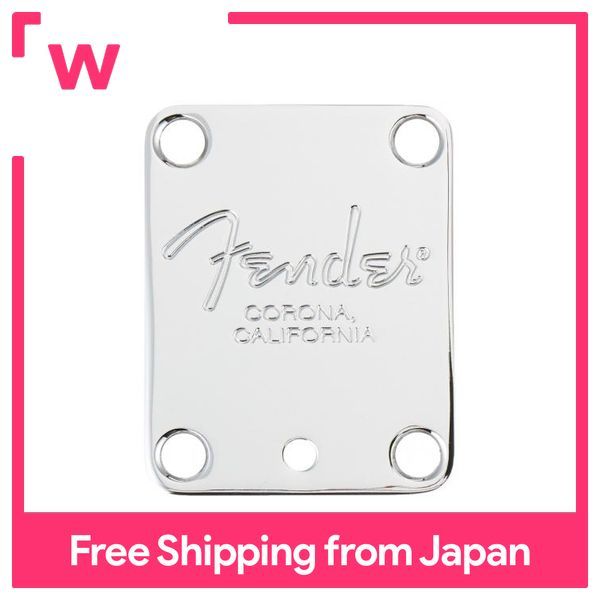 Fender パーツ 4-Bolt American Series Guitar Neck Plate with Fender® Corona ...