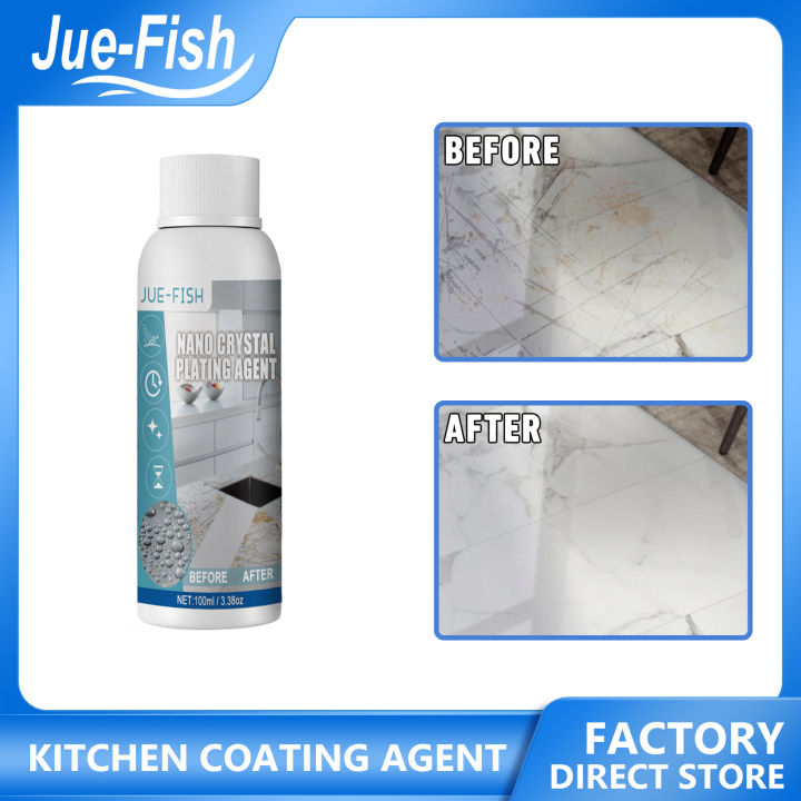 JUE-FISH Kitchen Nano Crystal Plating Agent Kitchen Countertop Marble ...