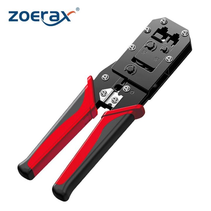 ZoeRax RJ45 Crimping Tool, All-in-one Ethernet Network LAN Cable ...