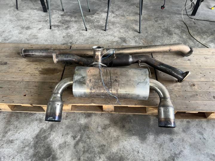 MITSUBISHI LANCER 10 RALLYART RA AFTER MARKET EXHAUST MUFFLER SET | Lazada