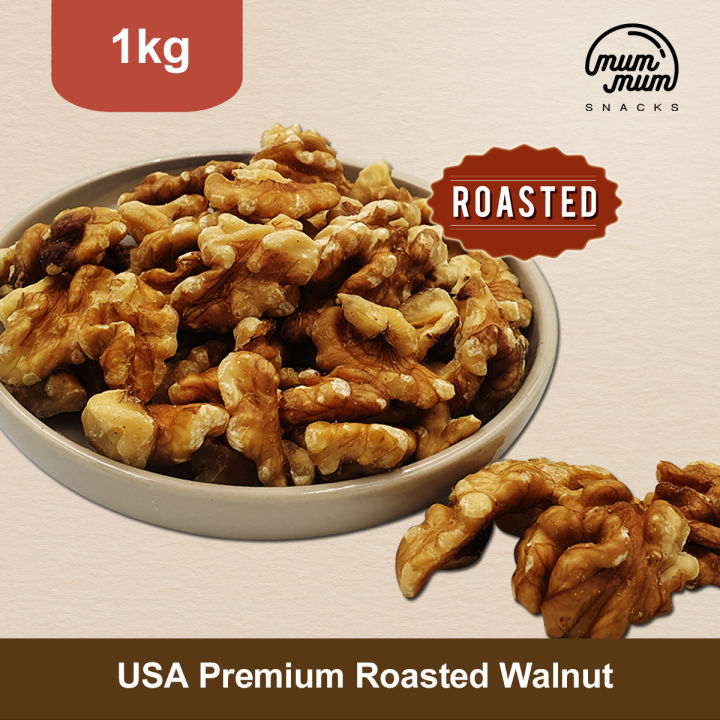 USA Premium Roasted (Unsalted) Walnut [1kg] | Lazada
