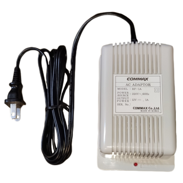 AC Adaptor 12V DC 1A, Intercom Power Supply for Commax, RF-1A Intercom ...
